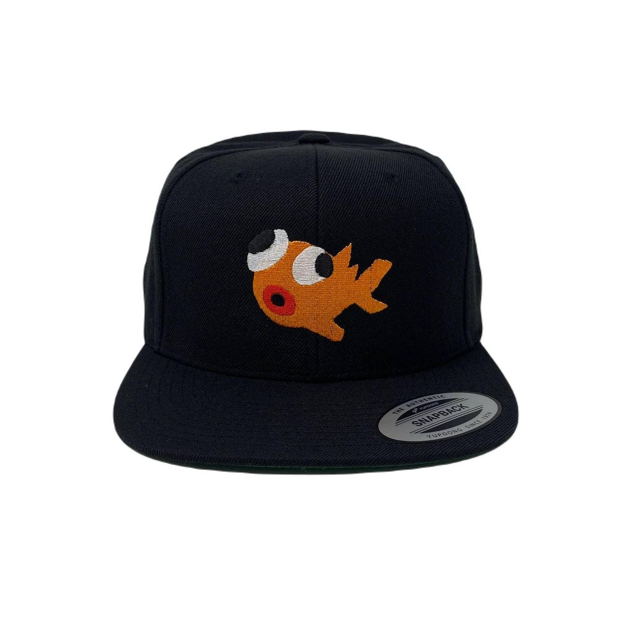 Goldfish Embroidered Snapback Hat Brand:... - Depop