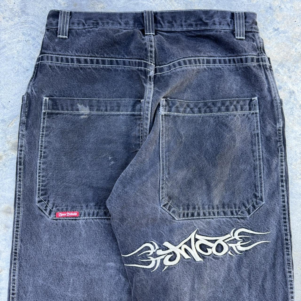 Vintage Tribal Jnco Jeans Snake Bites Sz:36x32 One... - Depop