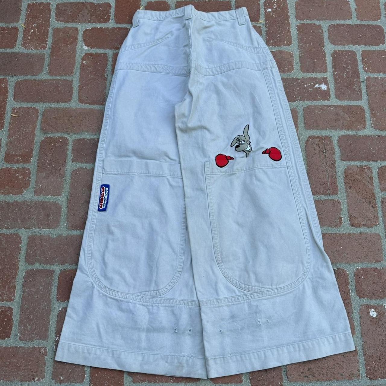 Vintage Rare 90s Jnco Jeans Khaki Kangaroos (deep... - Depop