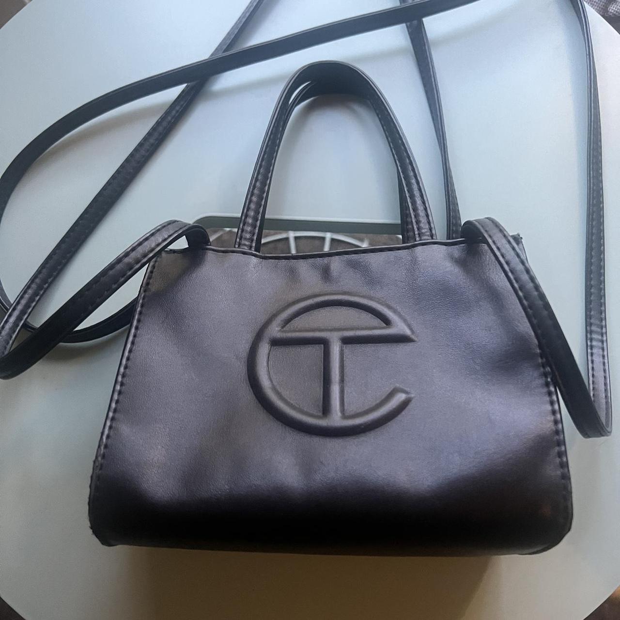 Black mini telfar bag, mint condition