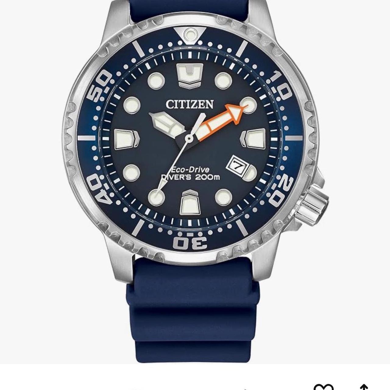 Blue Citizen Eco-Drive Divers watch #divewatch | Depop