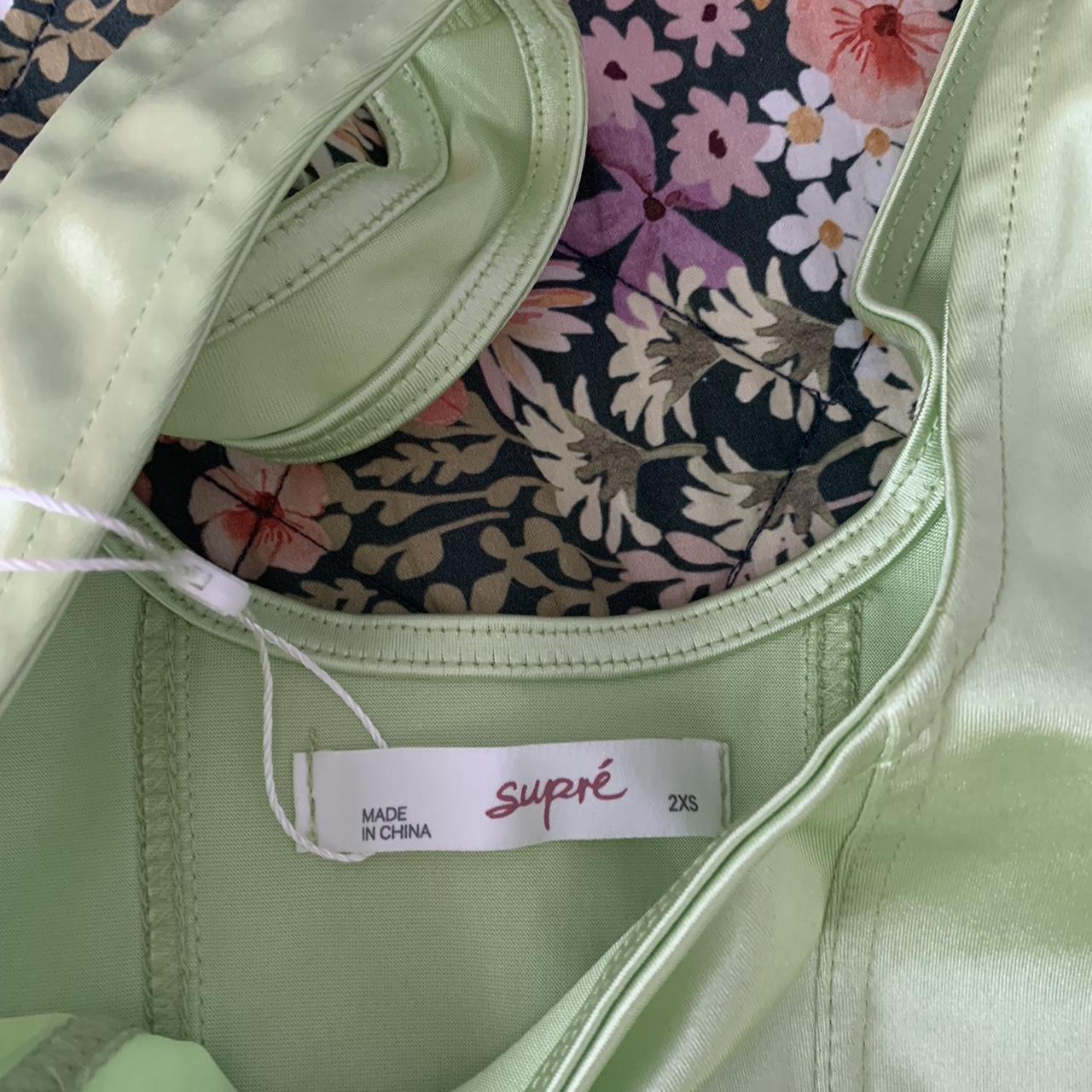 Supre brand new top Jayden satin corset top - Depop