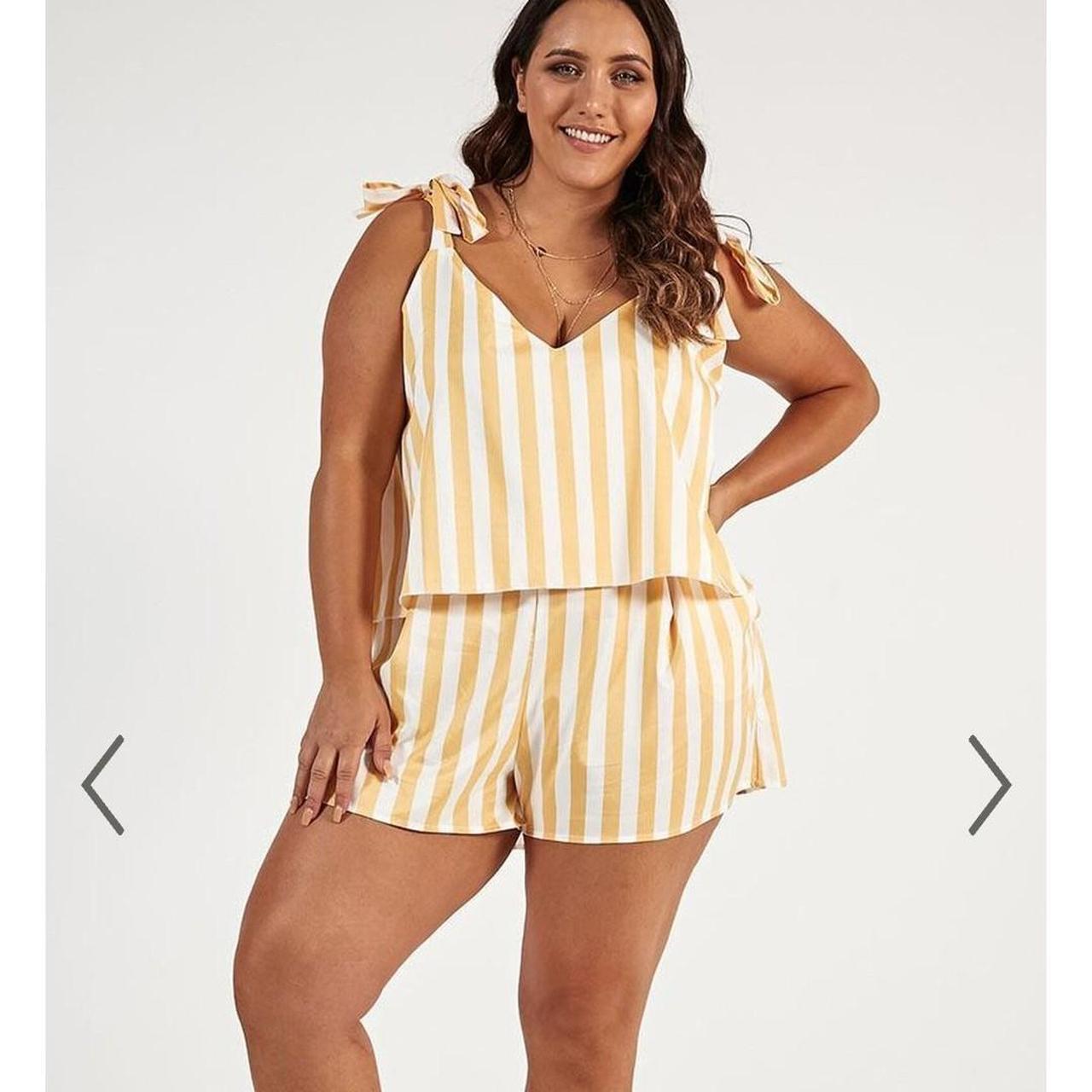 Showpo playsuit size 20! Has pockets. Open back... - Depop