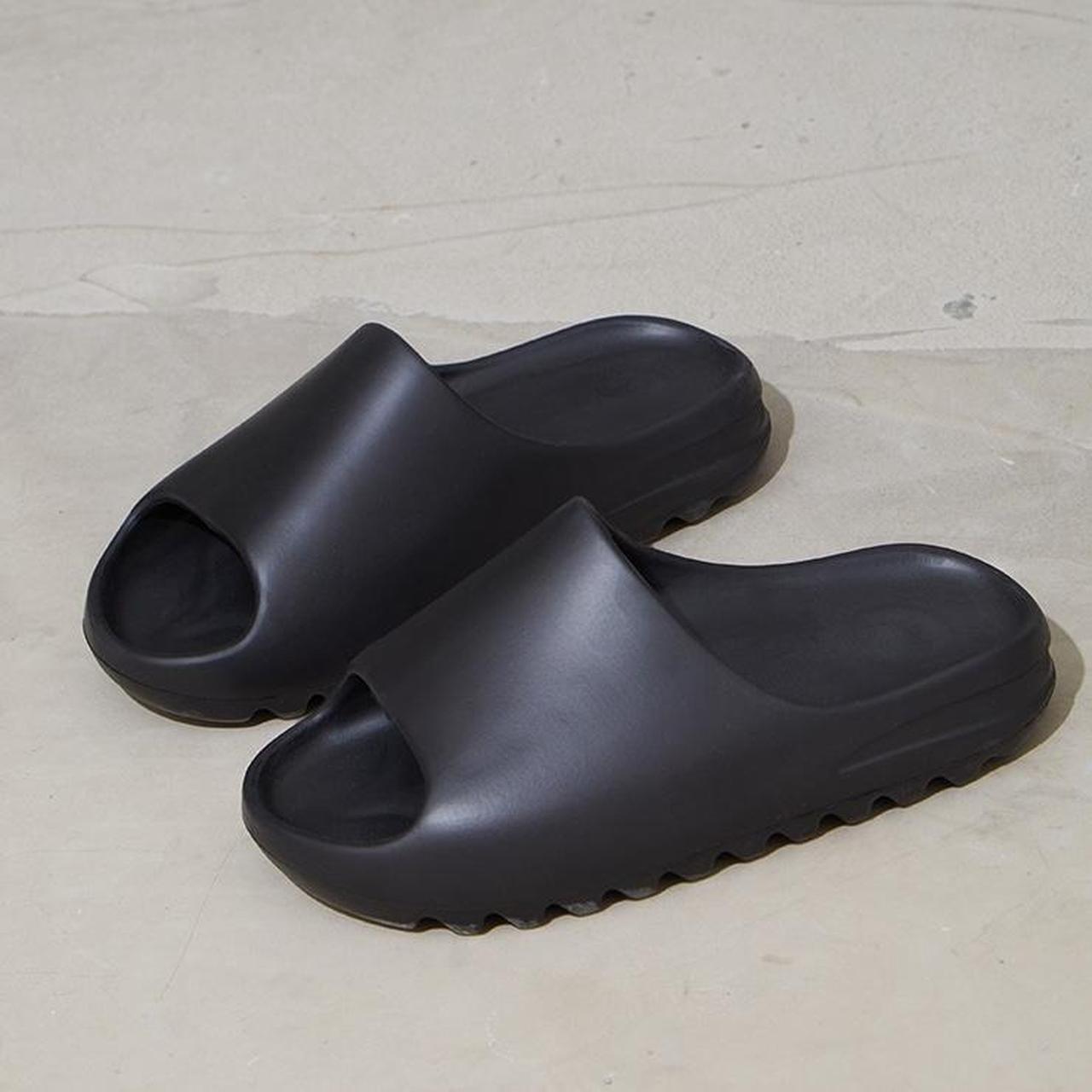 PLT rubber ribbed sole slides. Never worn. Size 7-8 - Depop