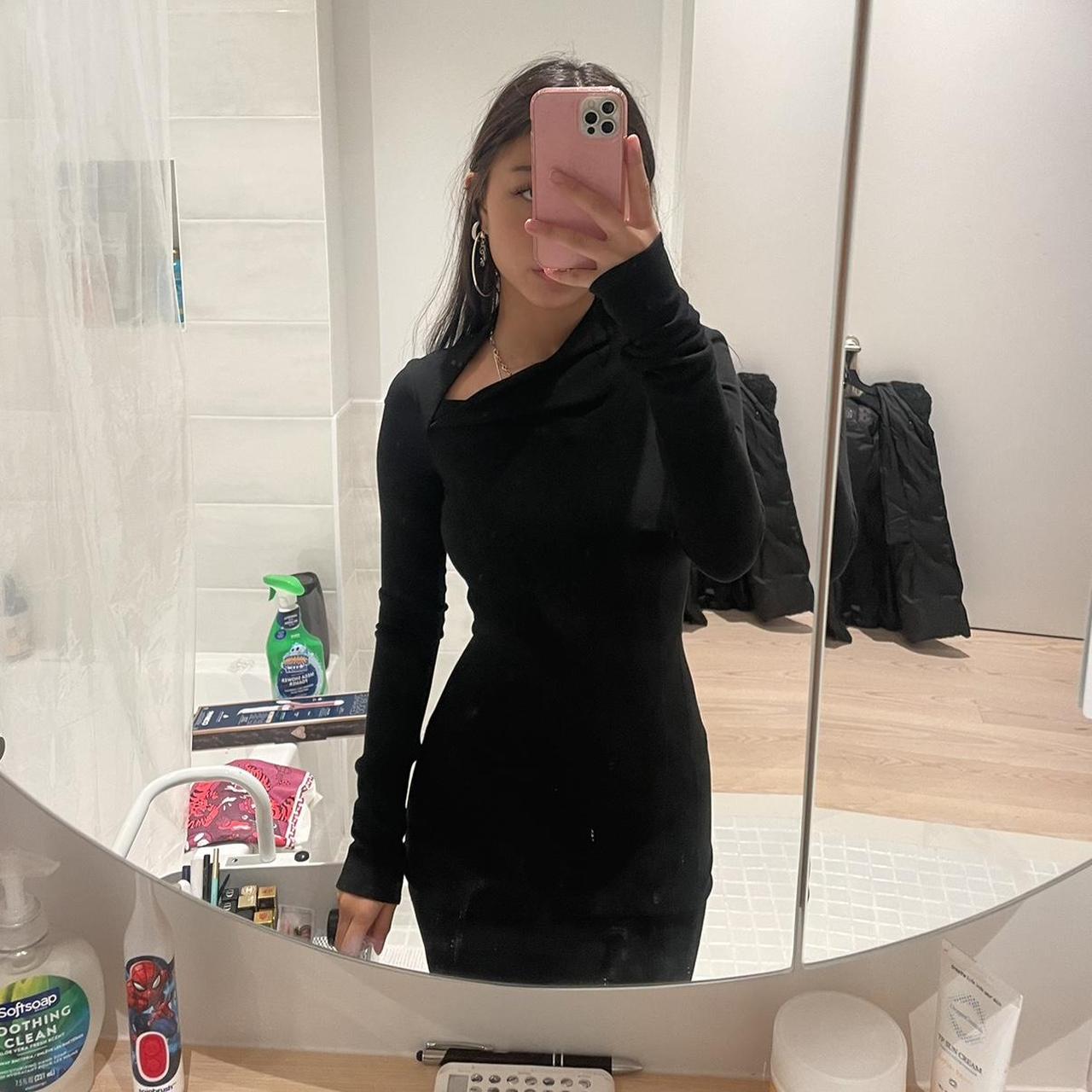 Helmut lang black dress - Depop
