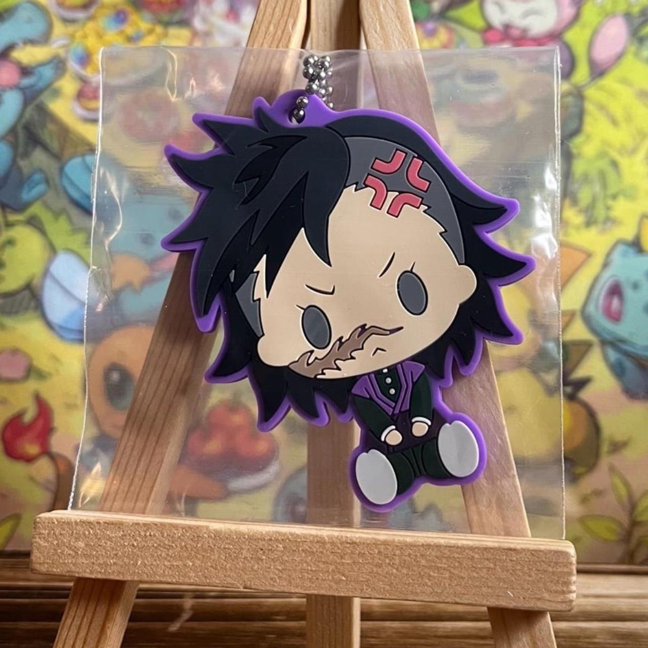 Demon Slayer Genya Shinazugawa Rubber Keychain ... - Depop