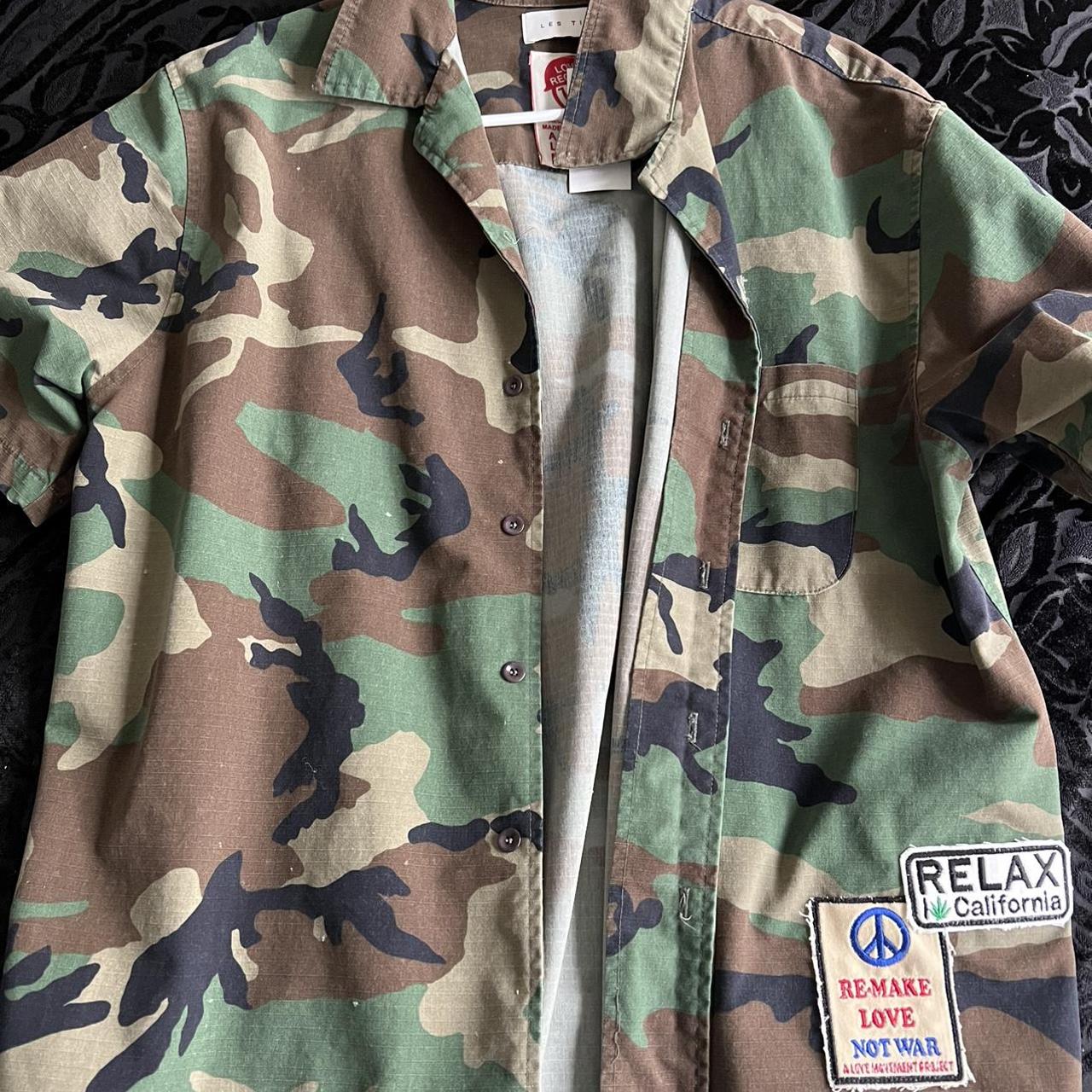 Les Tien Mr. porter “camp collar Appliquéd... - Depop