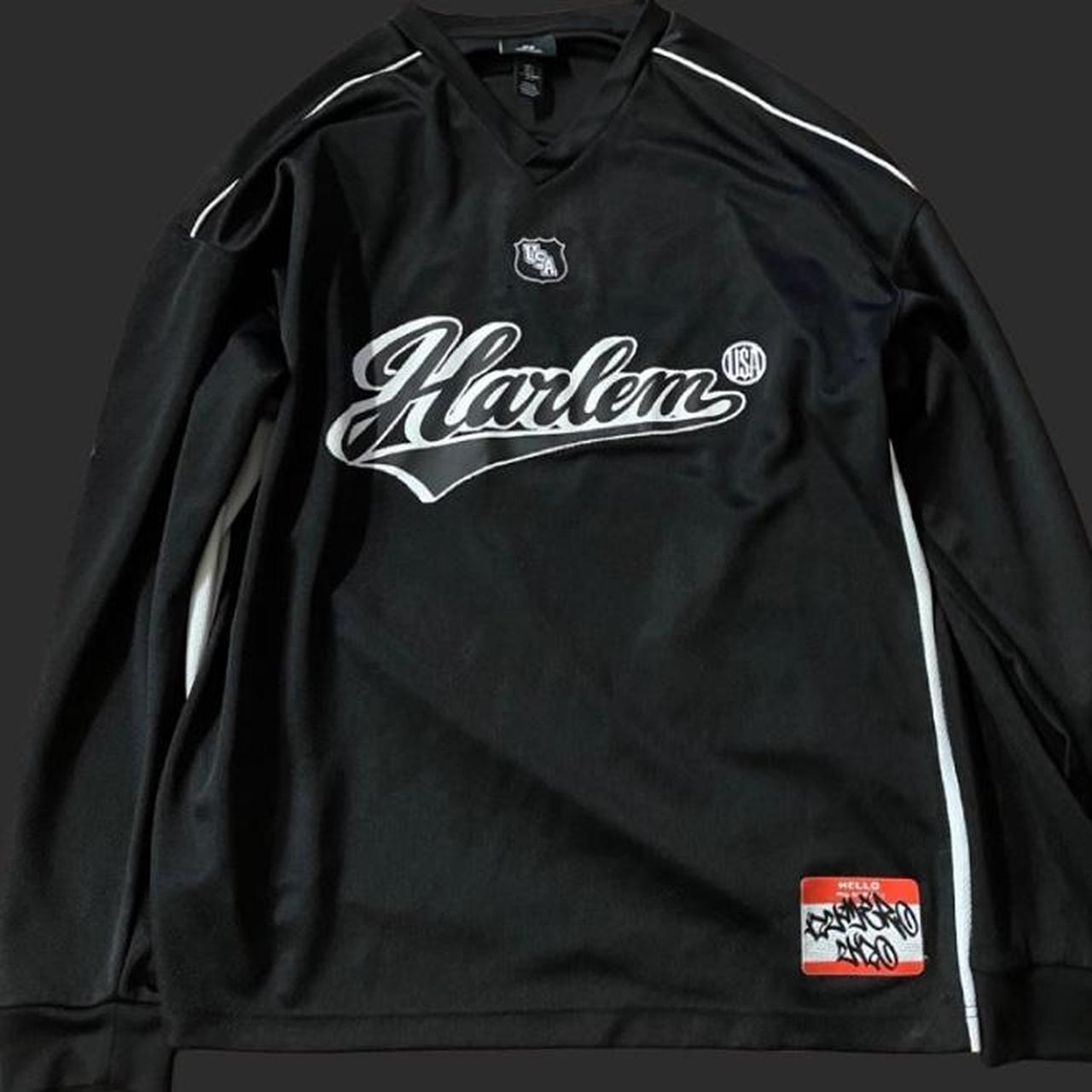 Black & White Harlem Jersey oversized fit (h&m) | Depop