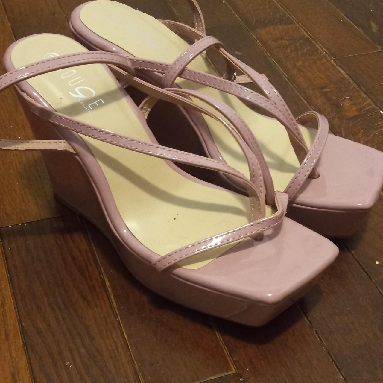 Y2K Strap Wedges. #Y2K #Straps #Wedges - Depop