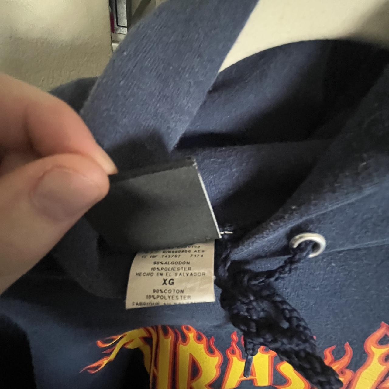 New thrasher hoodie tags came off in wash from thrift - Depop