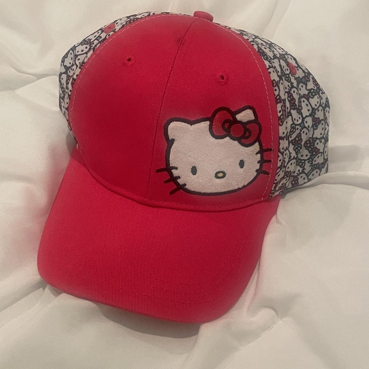 cute hello kitty cap - adjustable - barely... - Depop