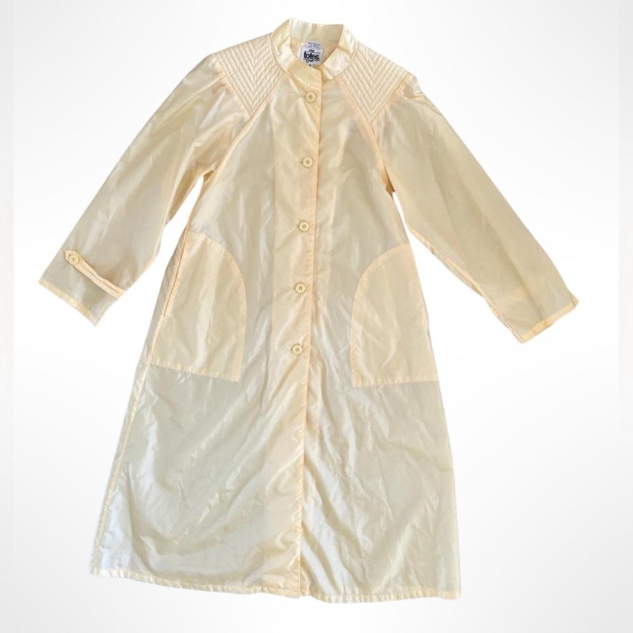 Yellow 80s Vintage The Totes Coat Raincoat Groovy... - Depop