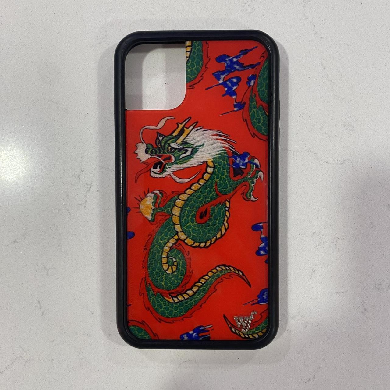 Red dragon iPhone 11 wilderflower case #case... - Depop
