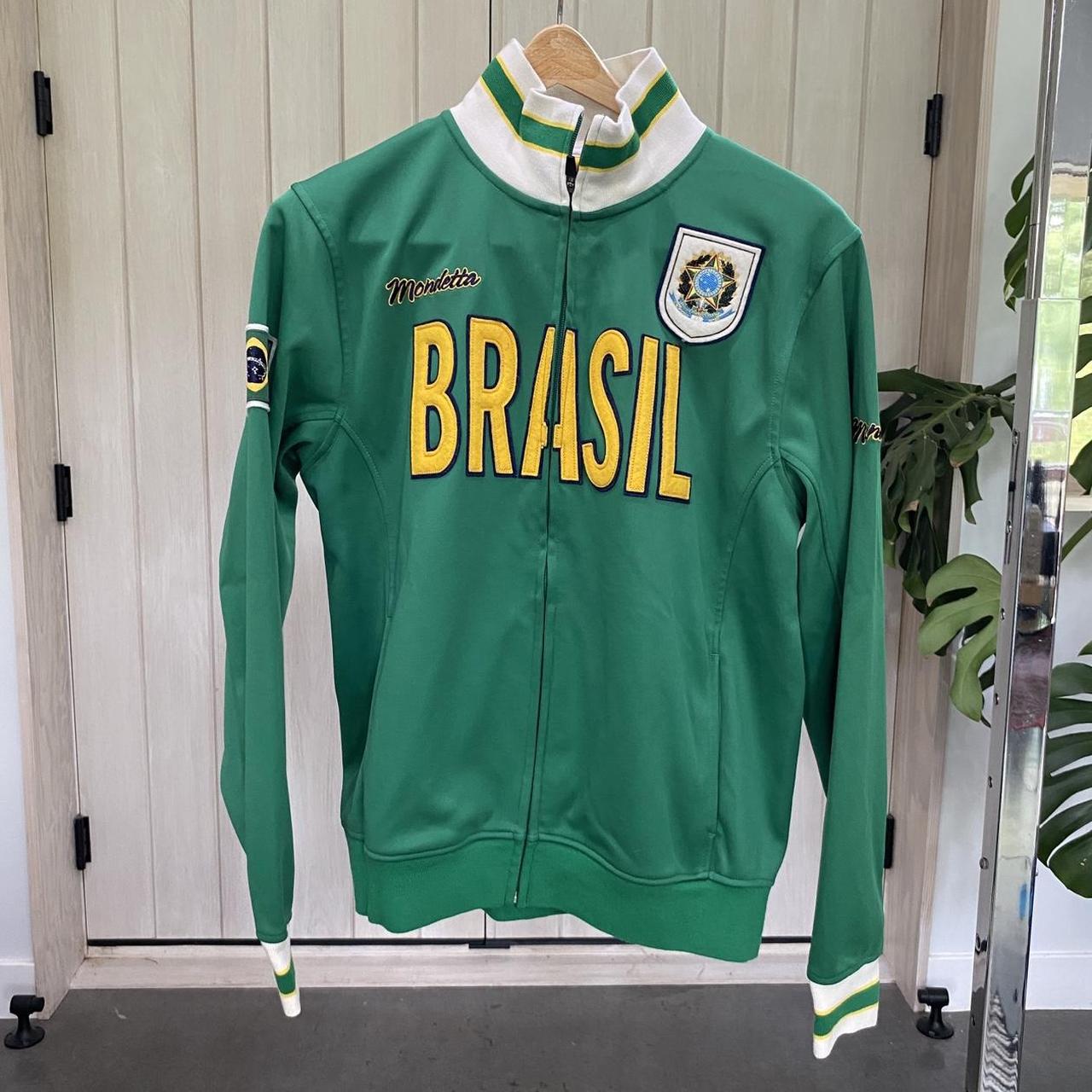 Mondetta | Retro Brasil Brazil Track Jacket Full Zip... - Depop