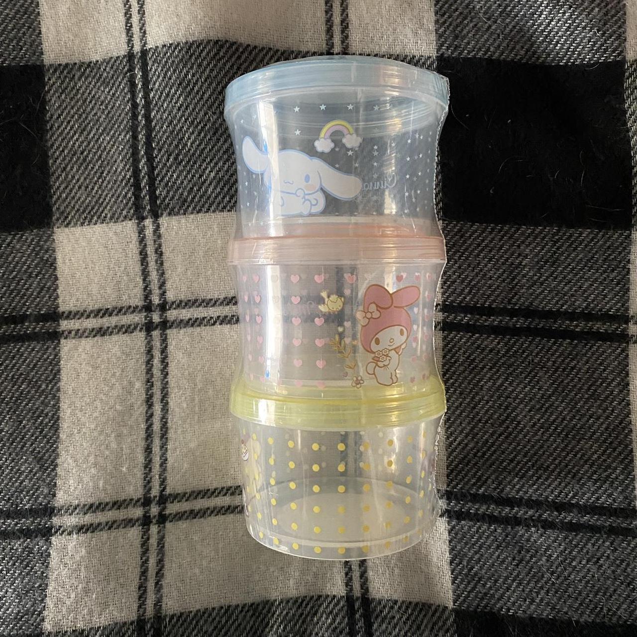 Mini Sanrio Container (3 pack) ‼️US SHIPPING ONLY... - Depop