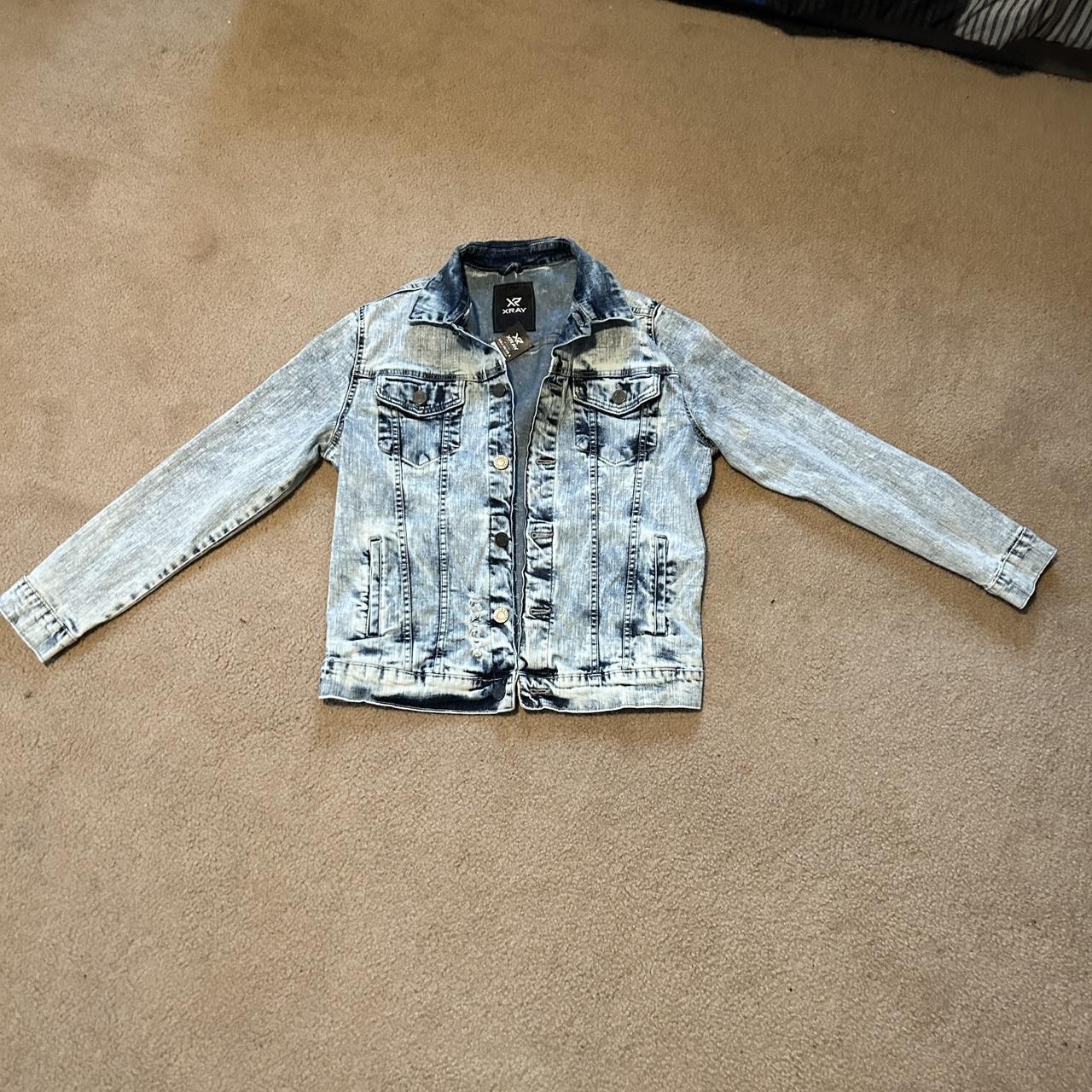XRAY Men's Blue and Navy Jacket | Depop