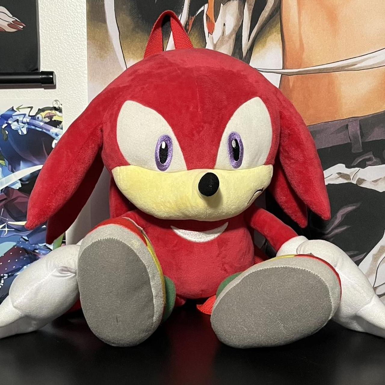 Sonic Knuckles plush backpack Super cool bag, its... - Depop