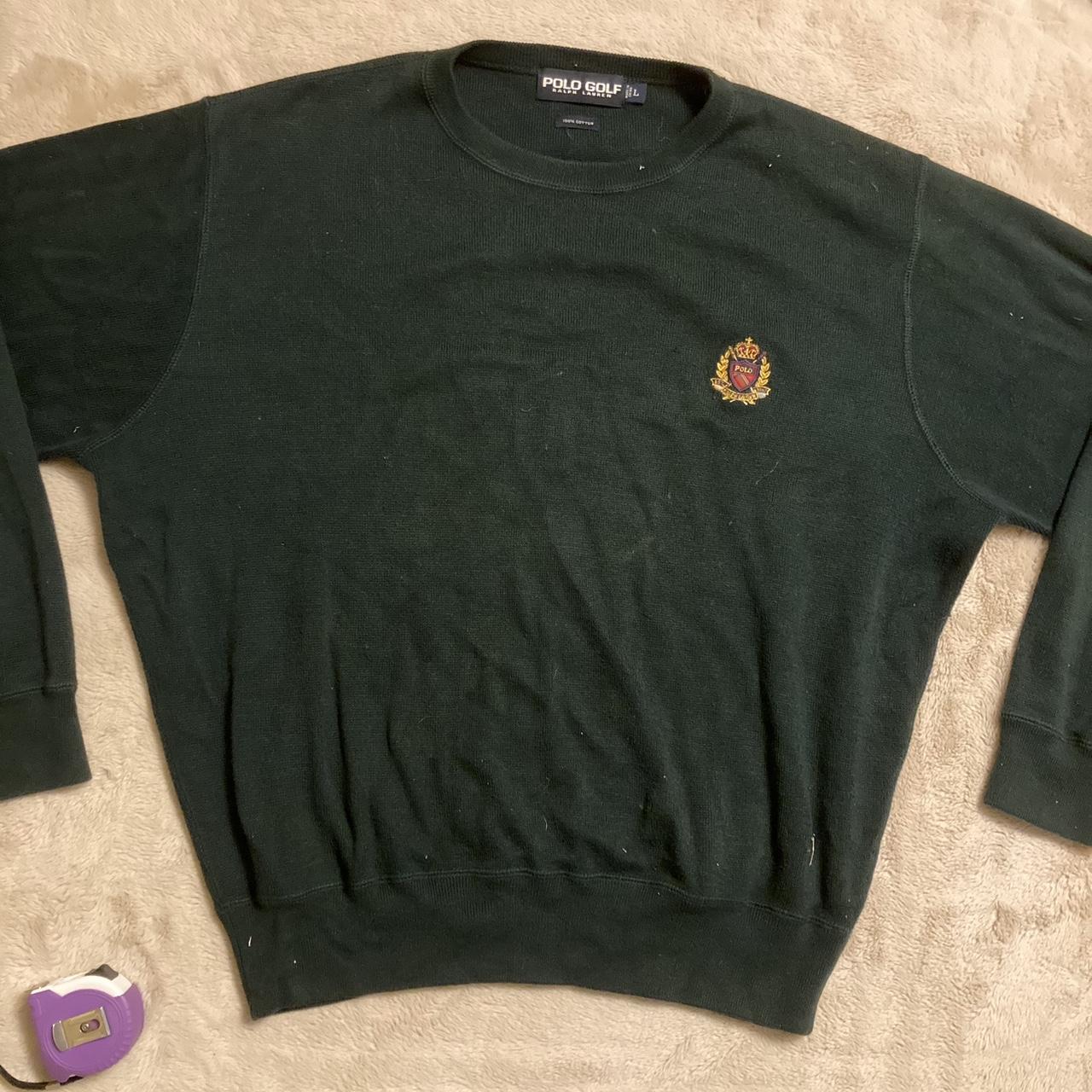 Green Polo Golf sweater Men’s size large #polo... - Depop