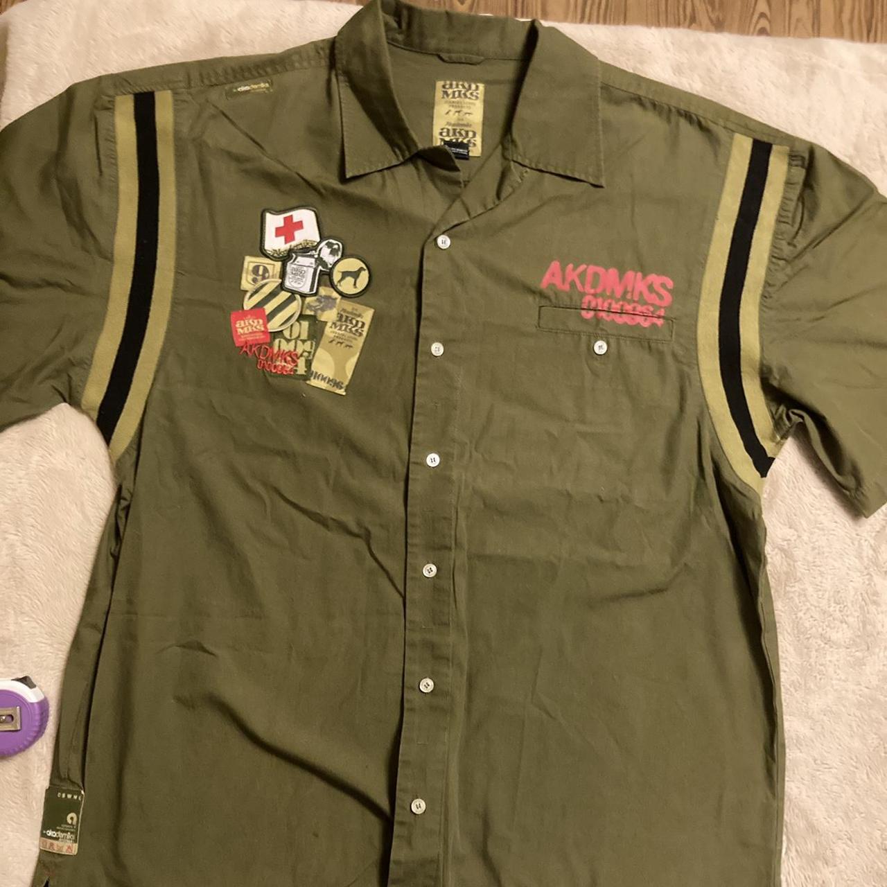 #Vintage #AKDMKS #military #y2k #streetwear Mens... - Depop