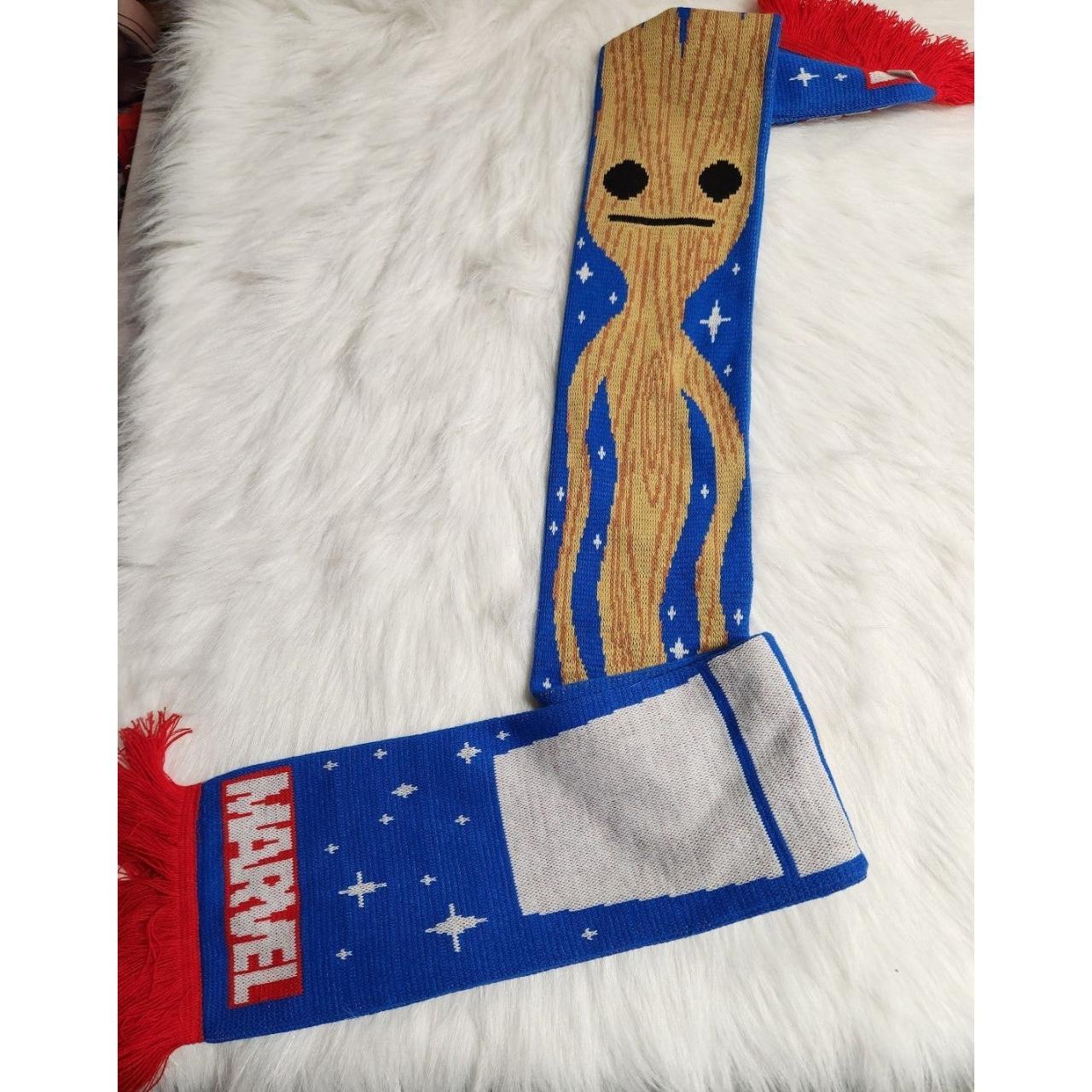 Marvel Men's Blue Scarf-wraps | Depop