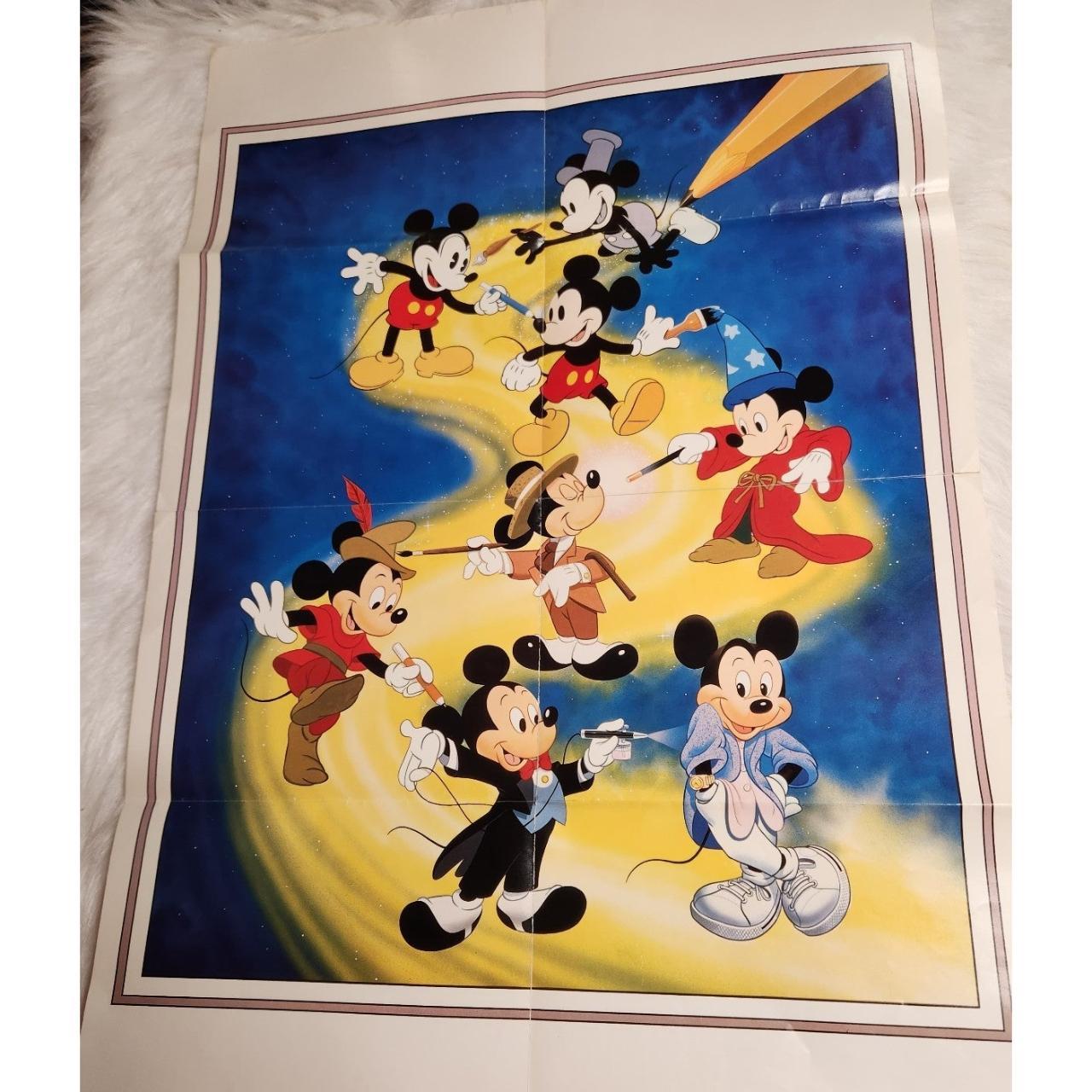 Disney Mickey Mouse 1989 Poster Book. Good... - Depop