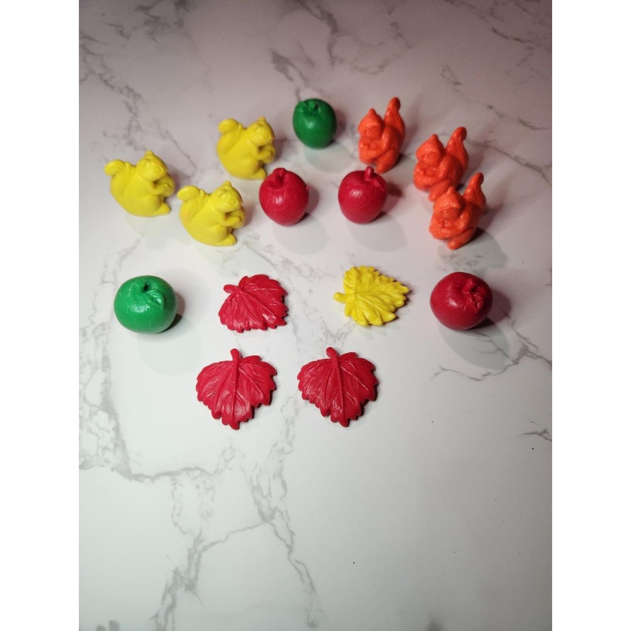 Vintage Squirrel & Fall Eraser Lot Good condition.... - Depop