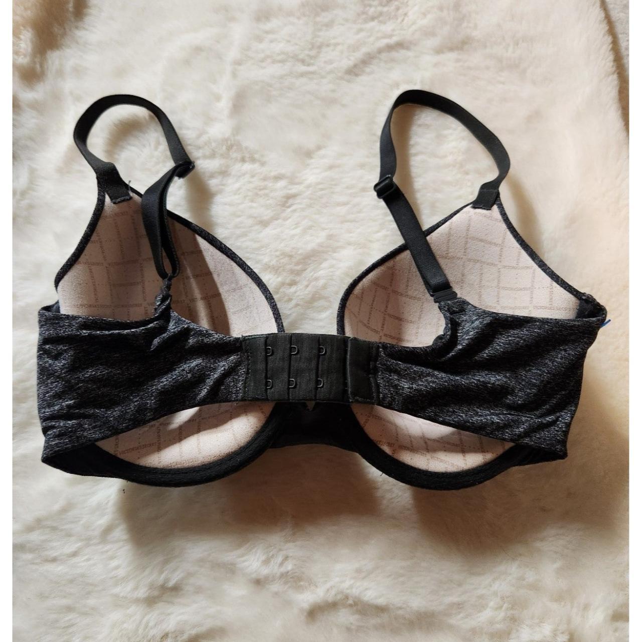 Victoria Secret Gray Uplift Semi Demi Bra 32DD Good... - Depop