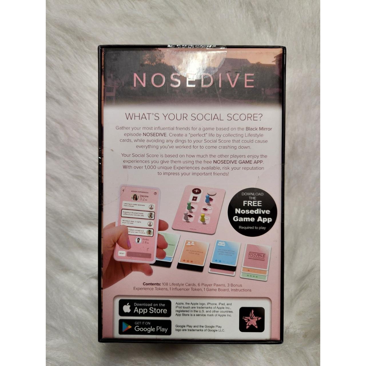 Black Mirror Nose Dive Game New Designed after a... - Depop