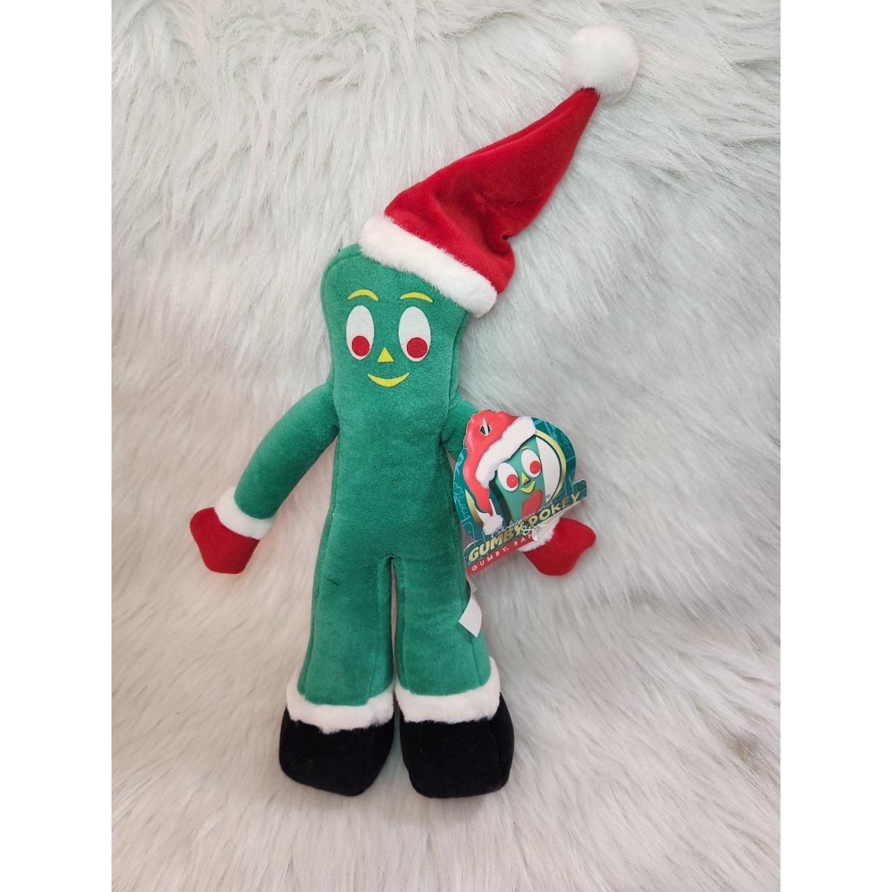 Gumby Santa Claus Christmas Plush 1996 NWT Gumby... - Depop