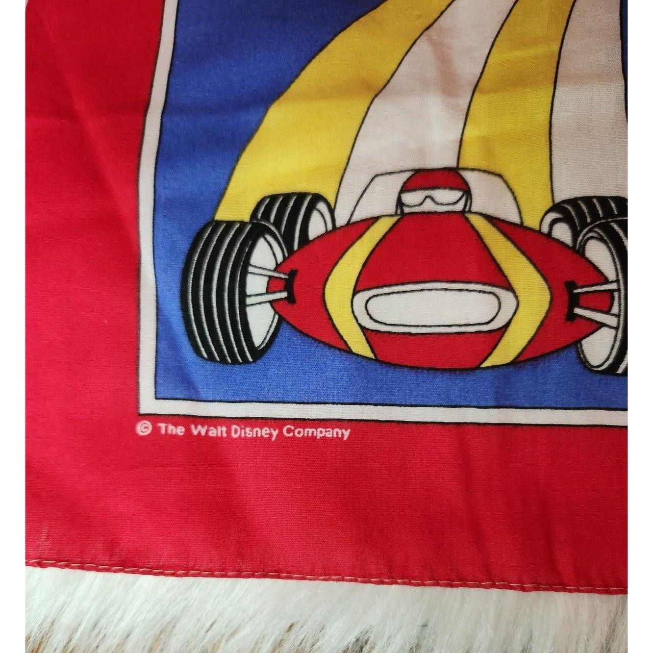 Mickey Mouse Vintage Race Car Scarf Vintage Disney... - Depop