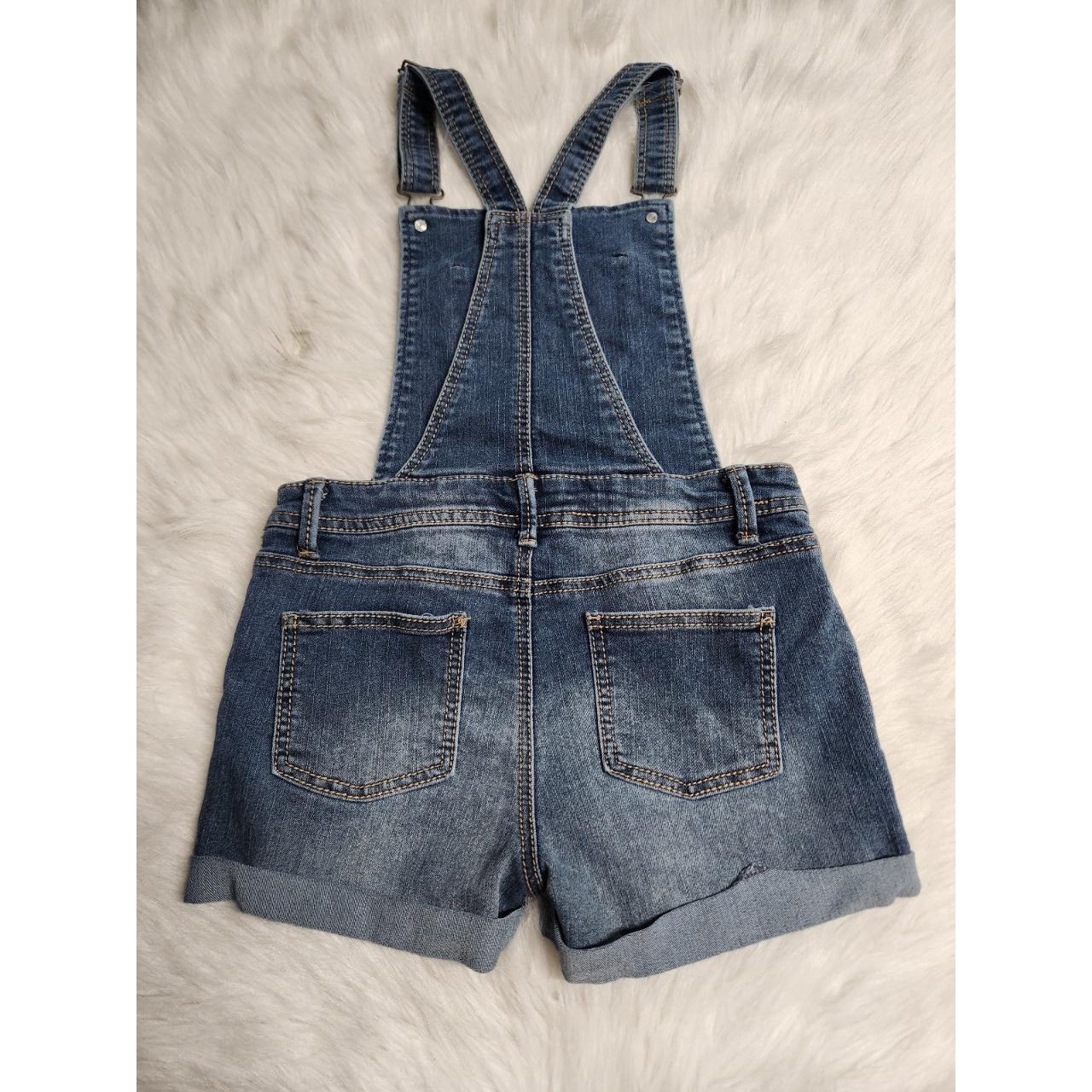 Cherokee Girls Denim Bib Overalls Size Large Size... - Depop