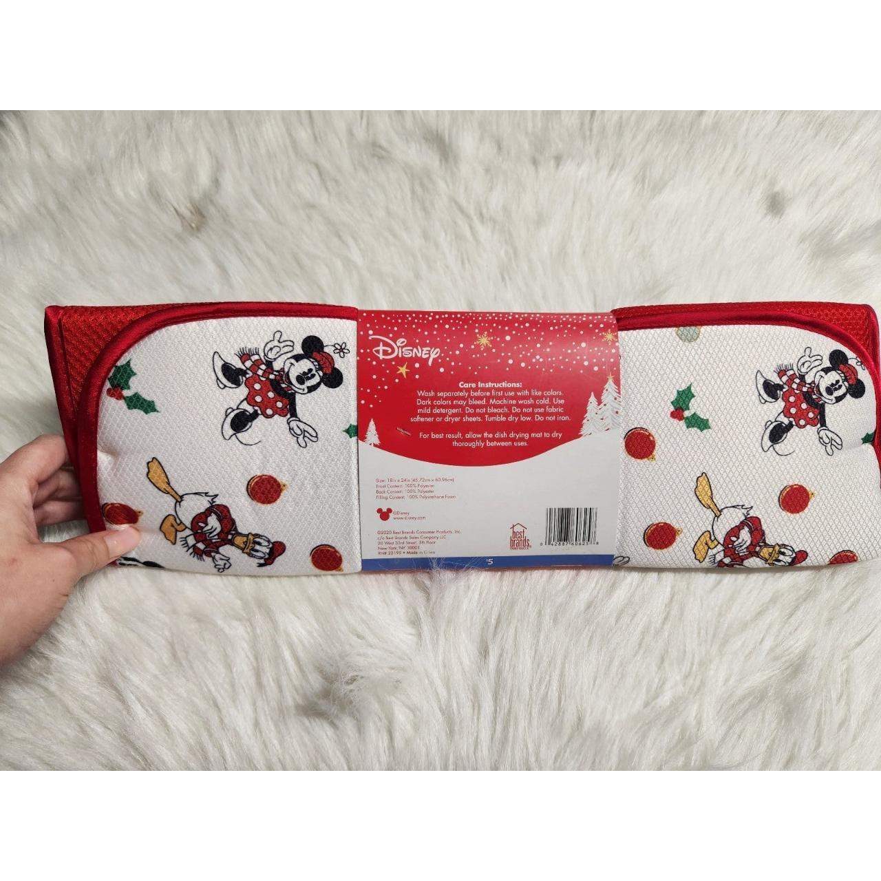 Disney Mickey Mouse Christmas Drying Mat NWT New... - Depop