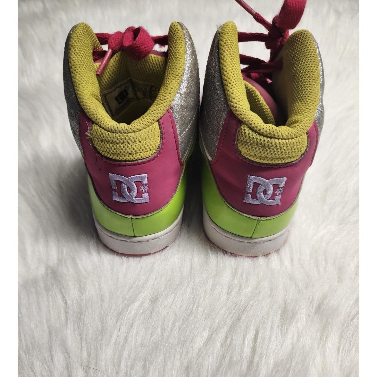 DC Rebound High Skateboard Shoes Size 5.5 DC... - Depop