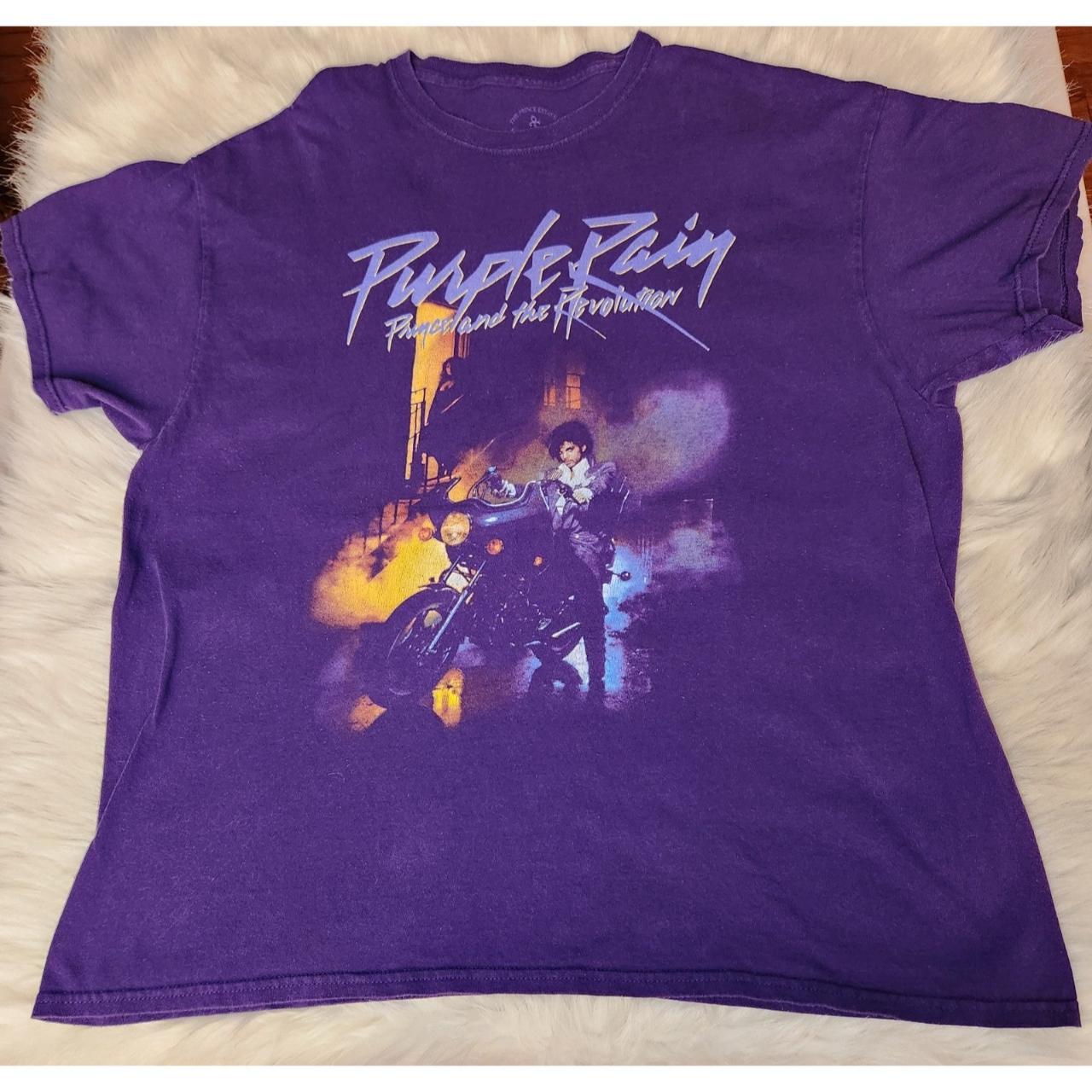 Prince Purple Rain Vintage Shirt Size XL Overall... - Depop