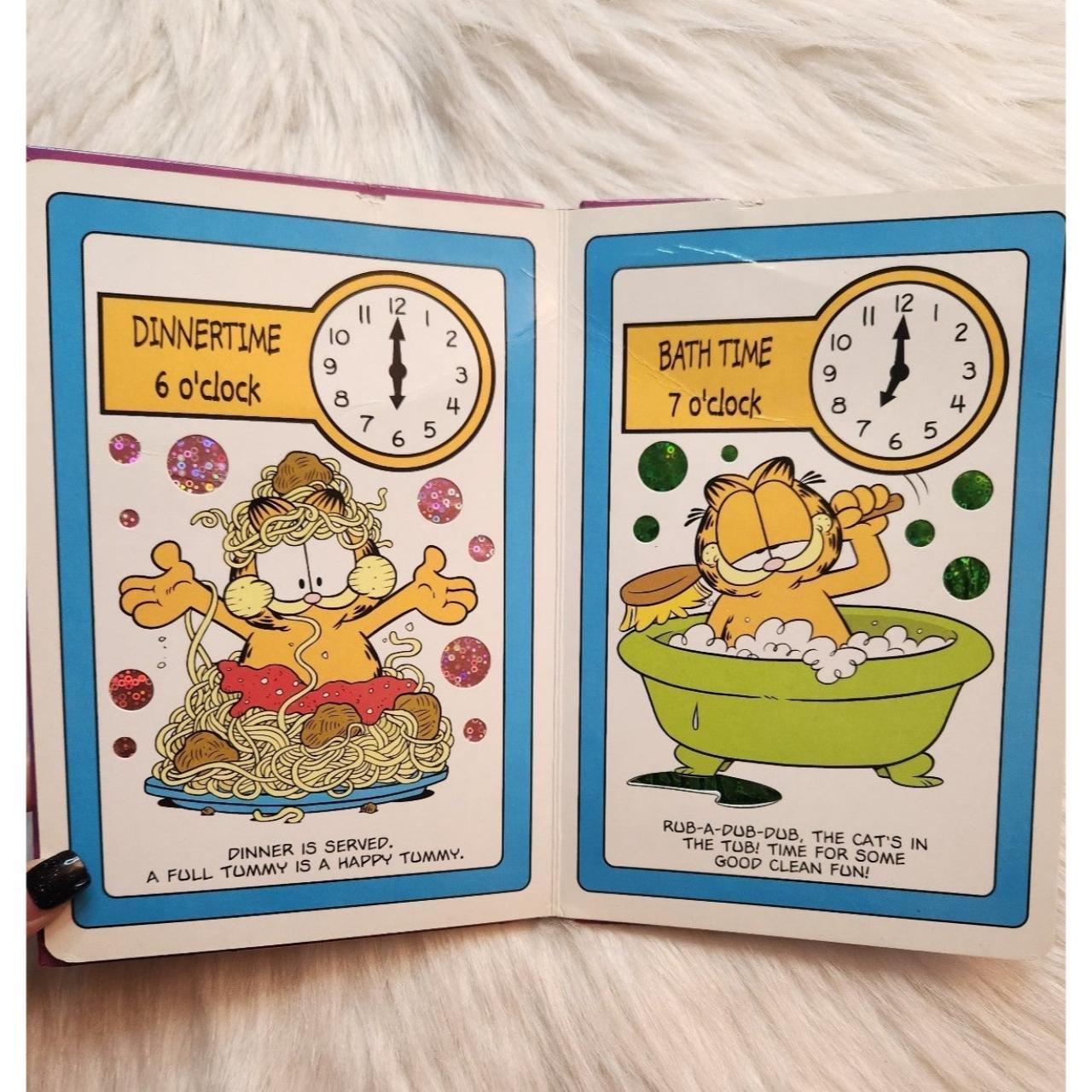 Garfield What Time Is It Interactive Book. Good... - Depop