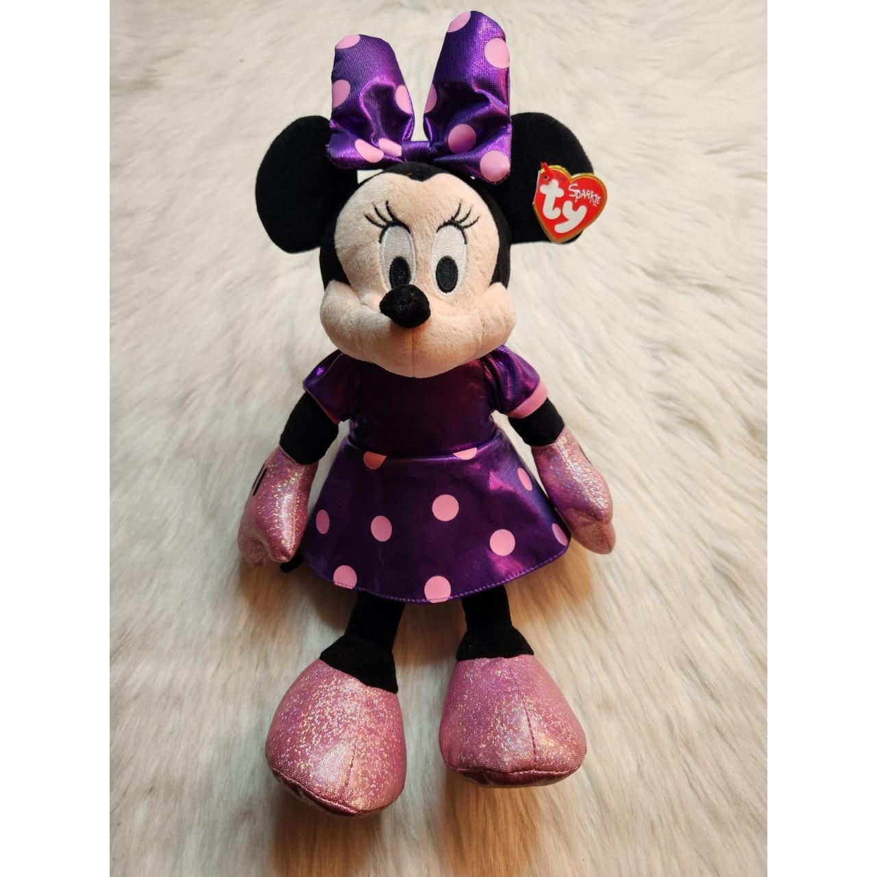 Minnie Mouse Sparkle TY Plush. Good condition.... - Depop