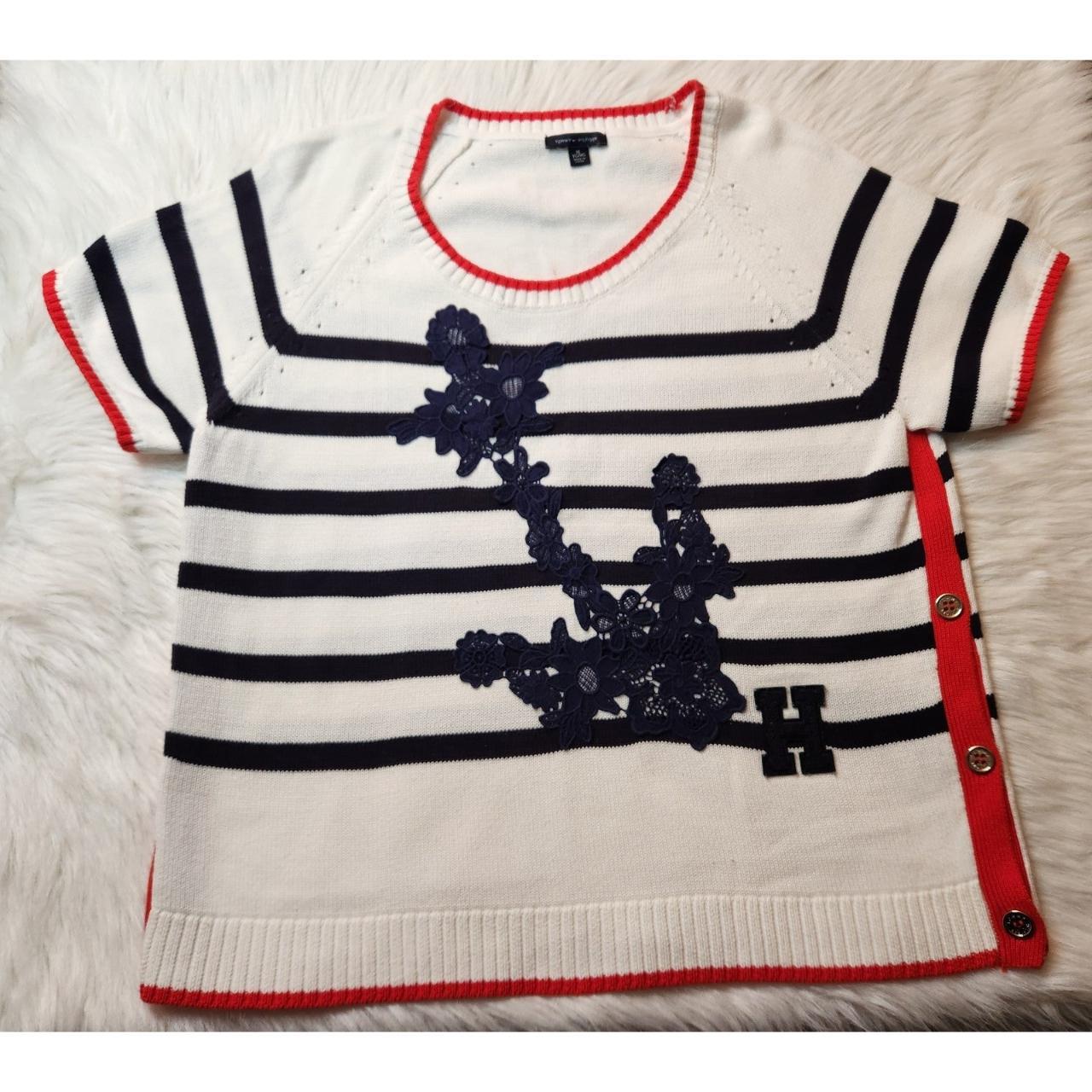 Tommy Hilfiger Ladies Anchor Sweater XL Tommy... - Depop