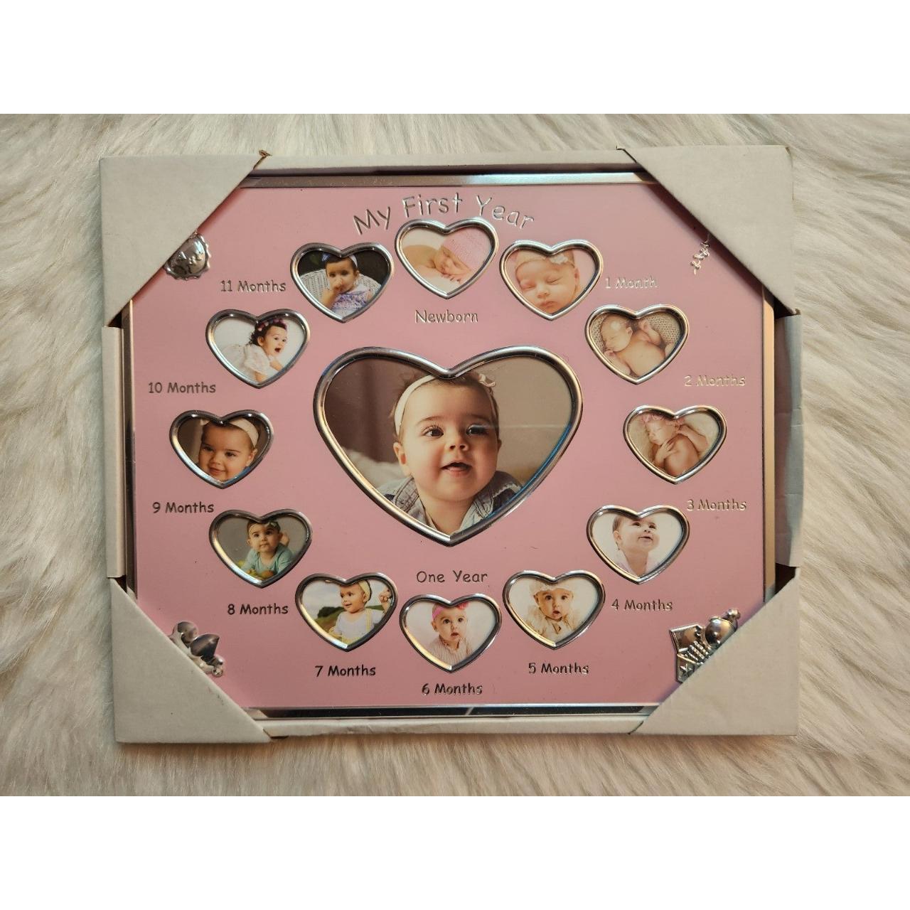 Baby's First Year Picture Frame NWT Baby's First... - Depop