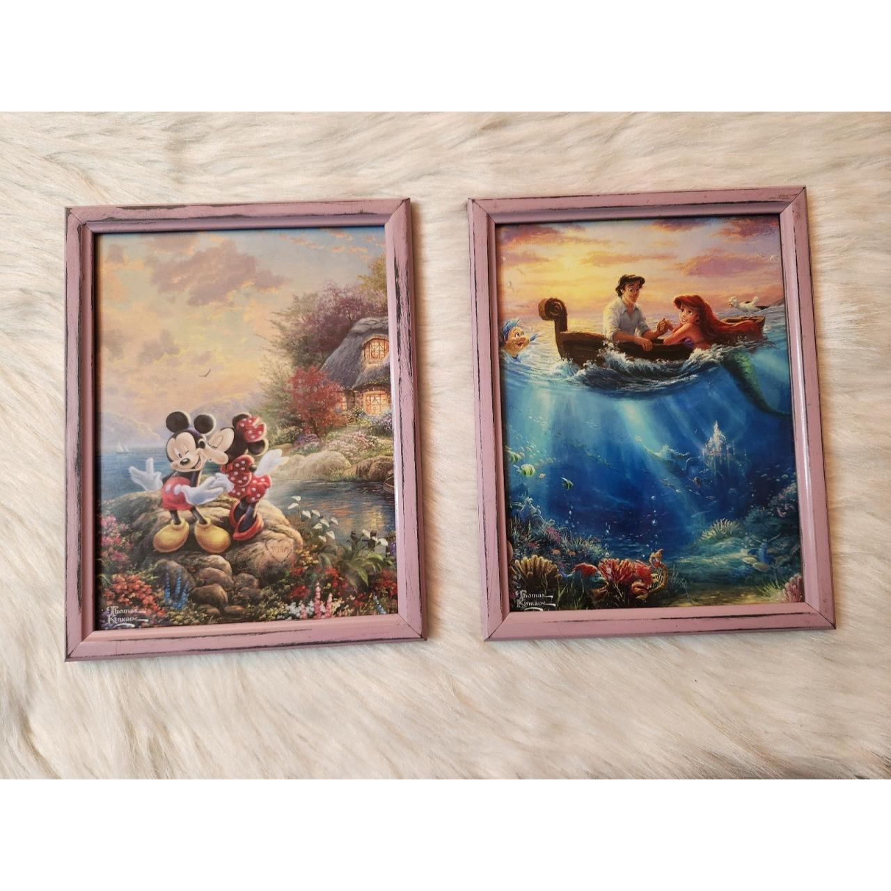 Thomas Kinkade Disney Prints Photo Set Set of 2... - Depop