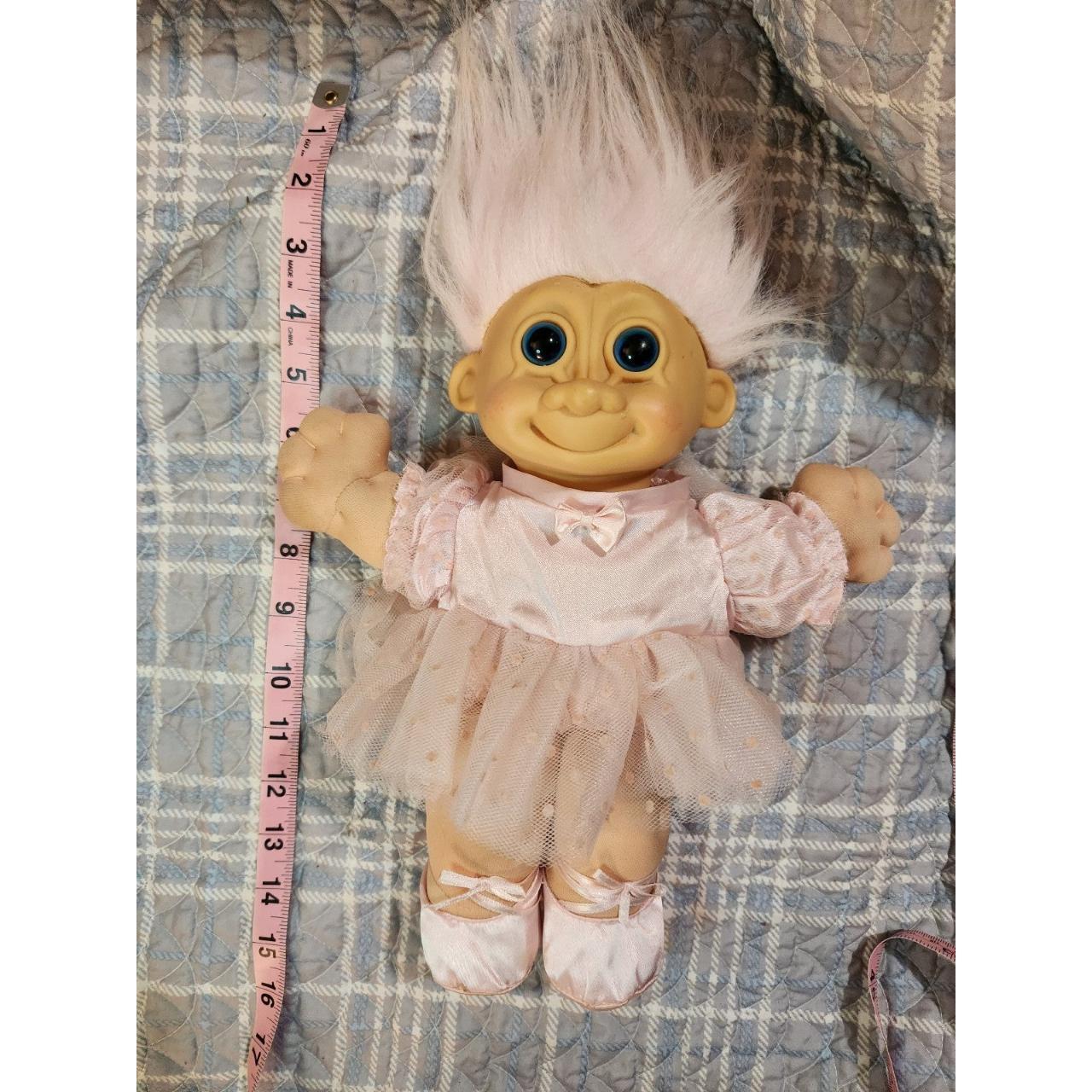 Vintage Large Ballerina Troll Doll Baby girl... - Depop