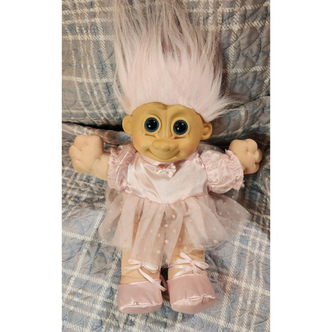 Vintage Large Ballerina Troll Doll Baby girl... - Depop