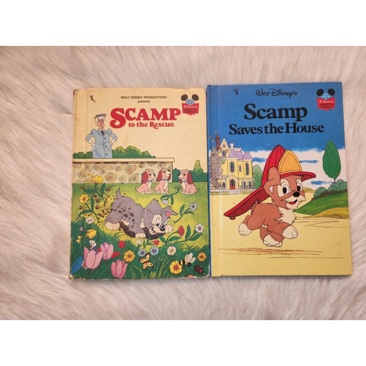 Disney Vintage Scamp Book Lot. Includes 2... - Depop