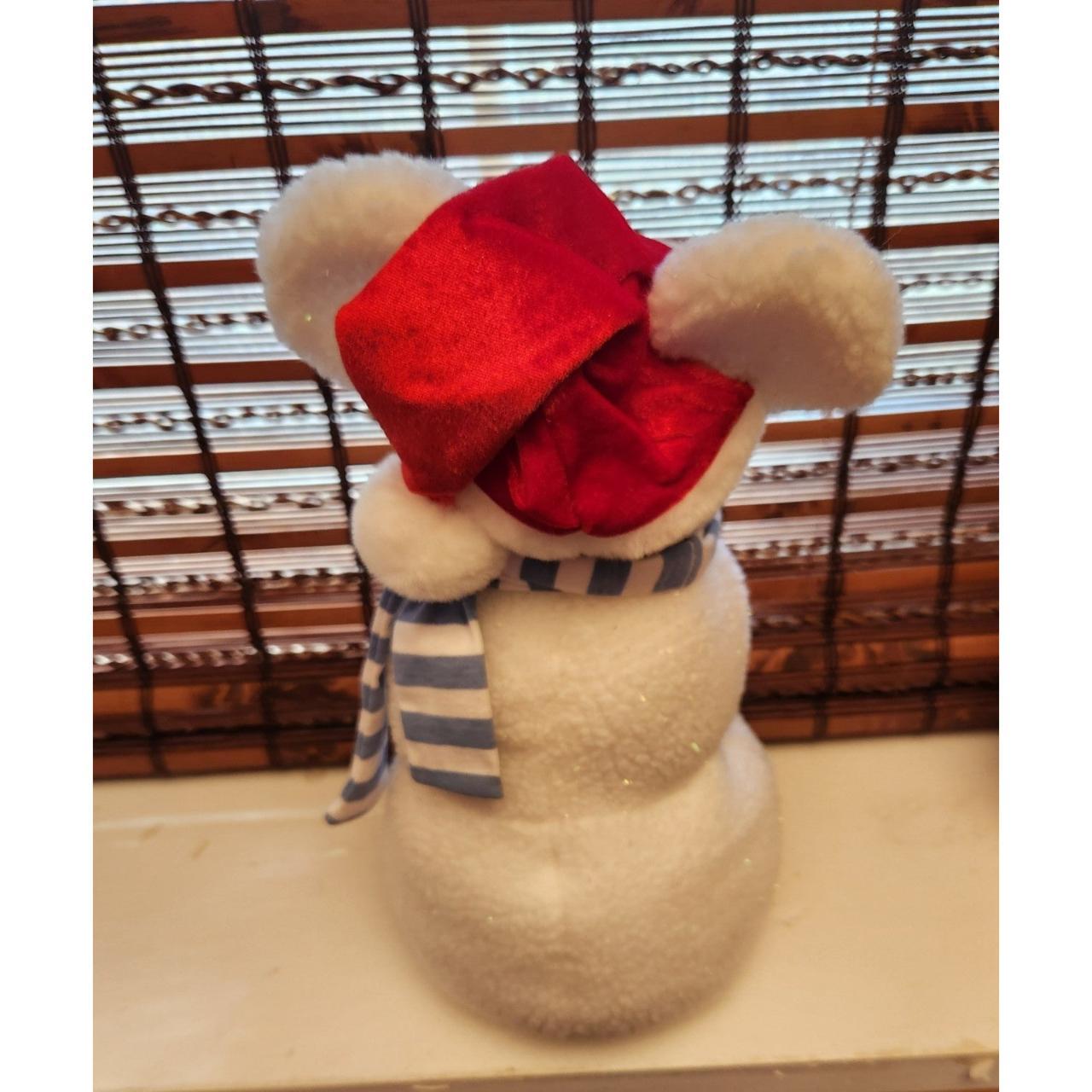 Disney Mickey Mouse 2001 Sparkle Snowman Plush Good... - Depop