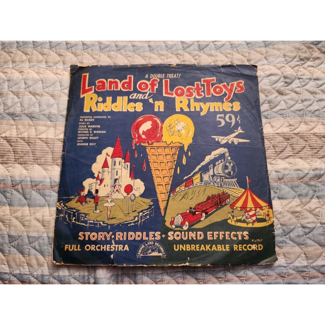 Vintage Land of Lost Toys & Riddles N Rhymes Record.... - Depop