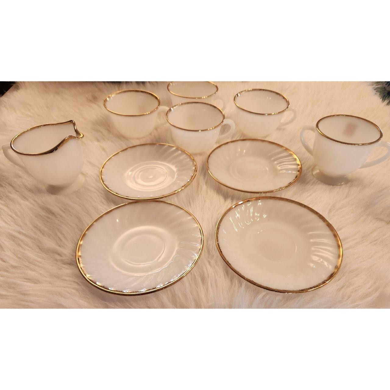 Vintage Anchor Hocking Fire King Dish 10 Piece... - Depop