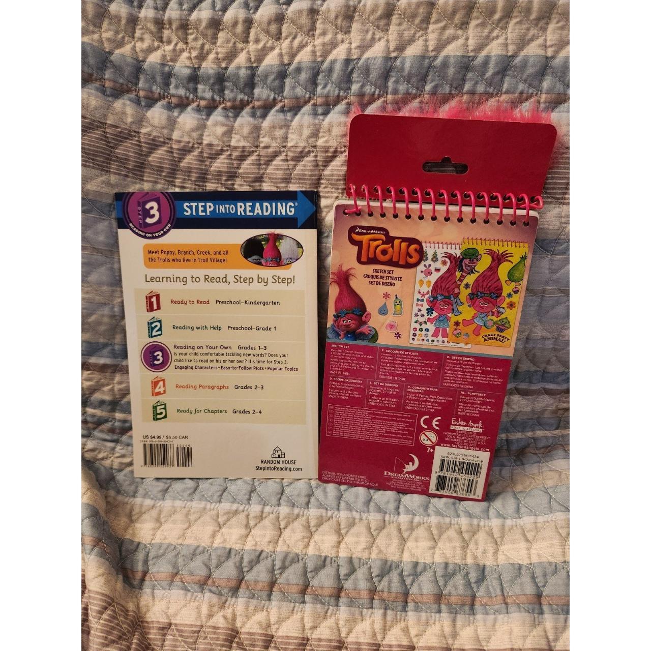 New. Trolls Reading & Sketch Book... - Depop