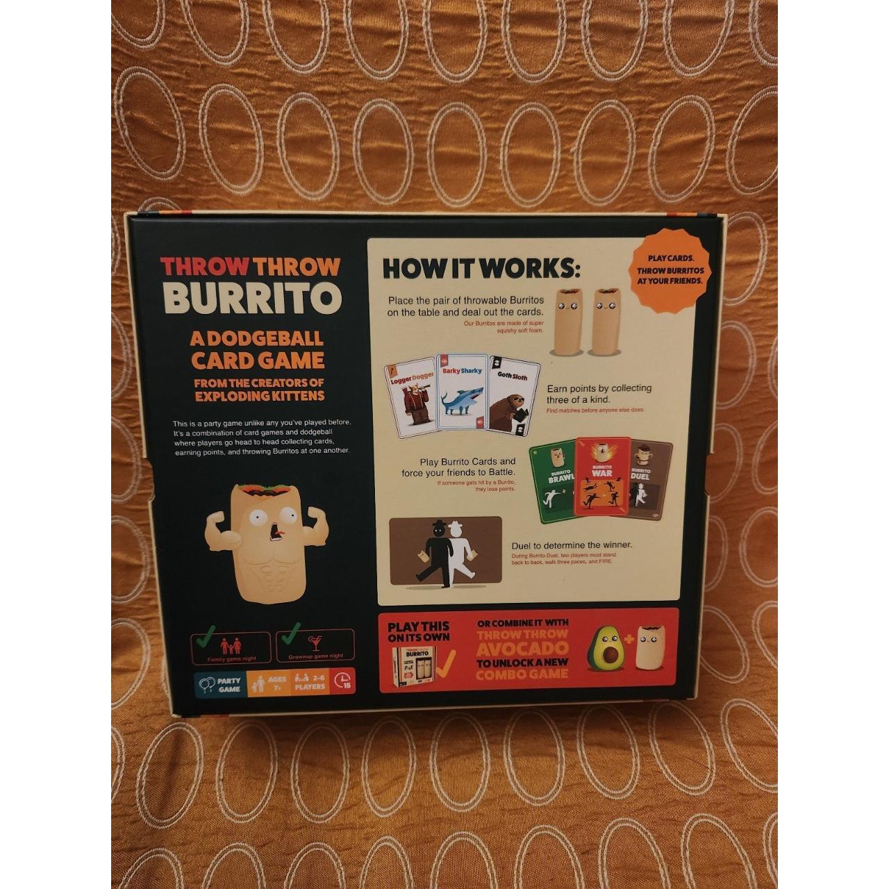 Throw Throw Burrito A Dodgeball Card Game. New. A... - Depop