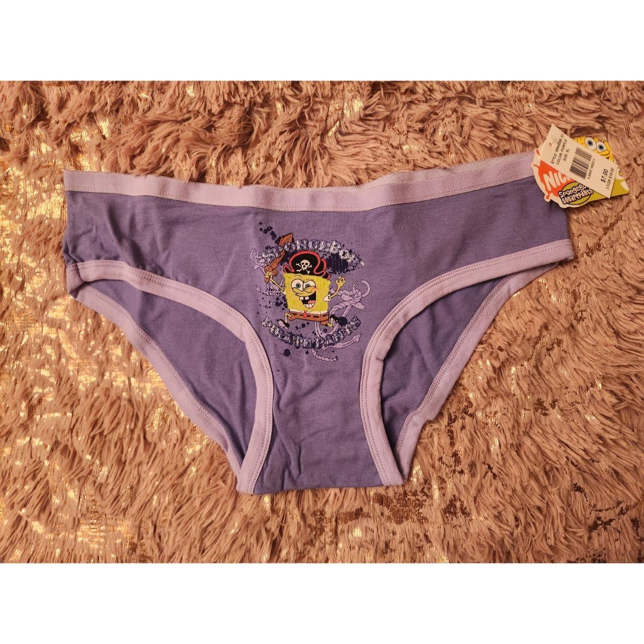 Spongebob Squarepants Ladies XL Panties... - Depop
