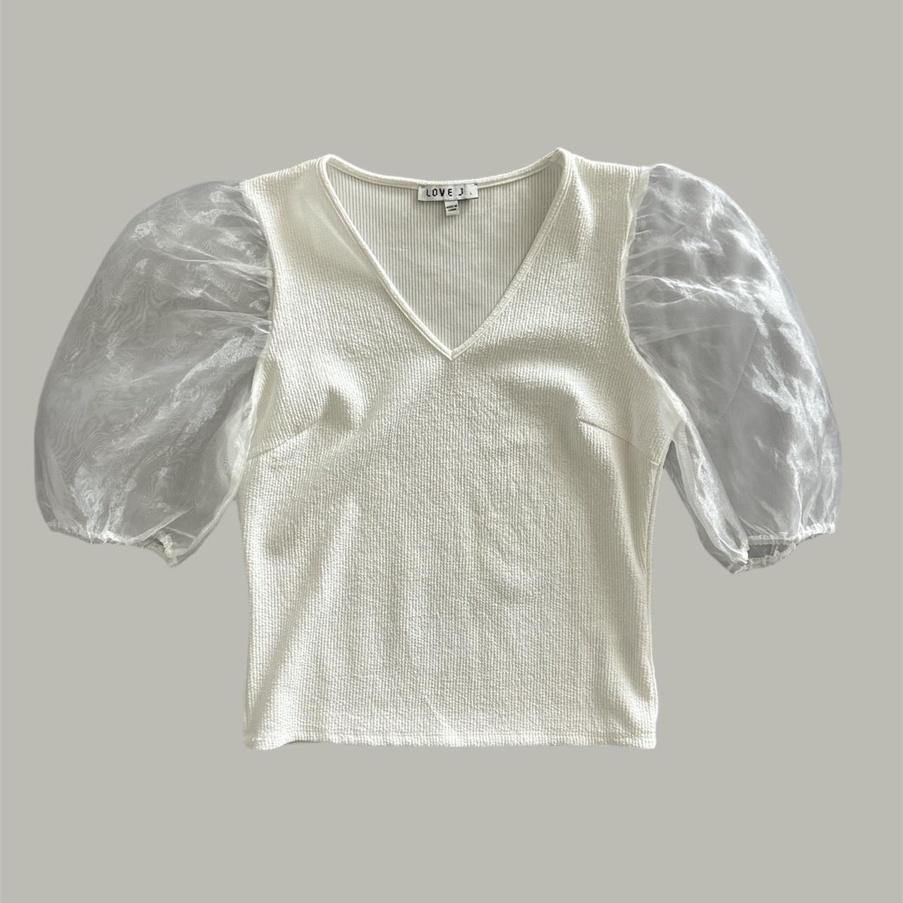 White Top Bundle of one plain white crop top shirt... - Depop