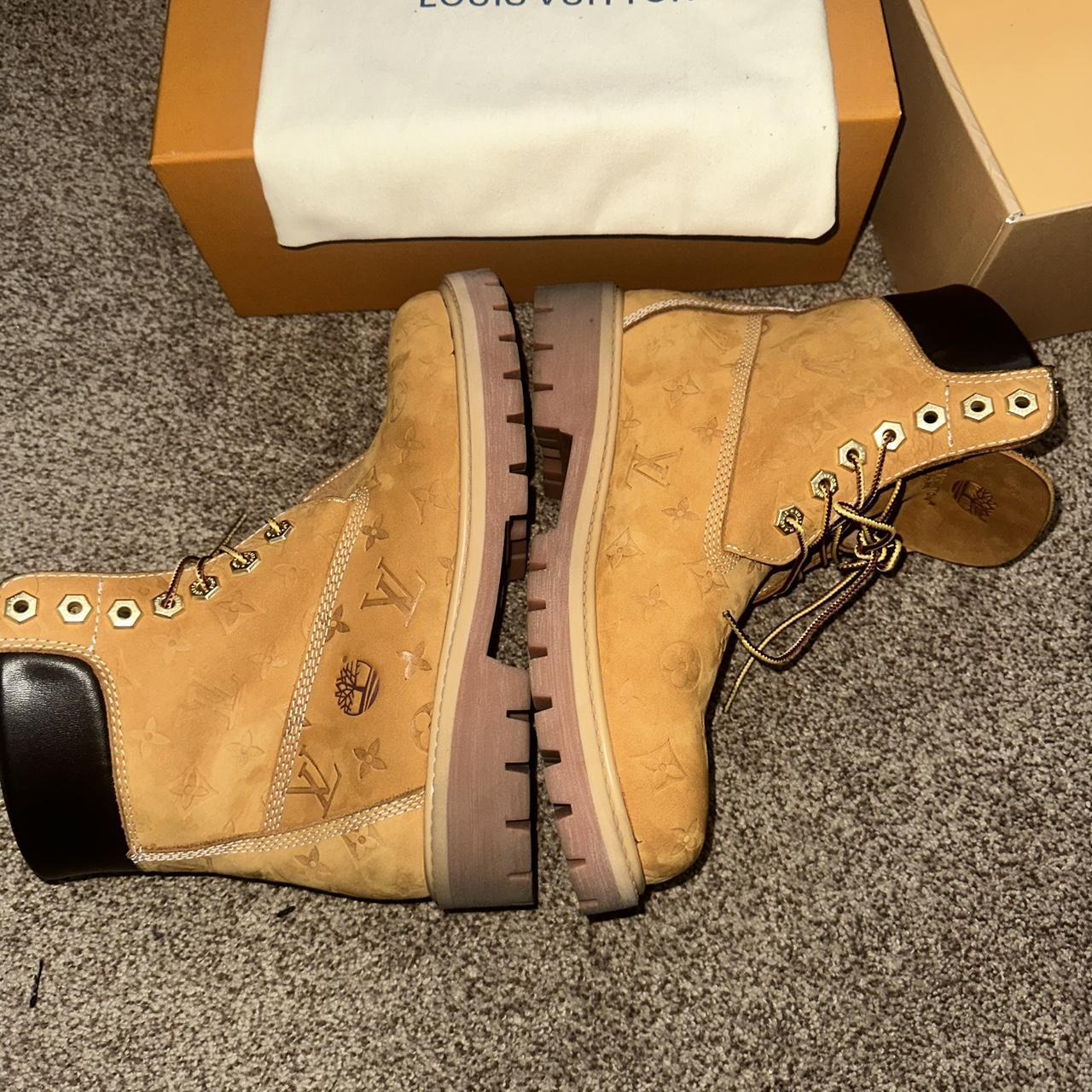 LV TIMBS only worn 3-4 times 4th photo shows the... - Depop